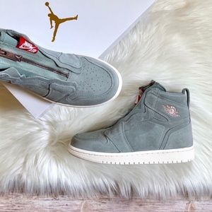 Nike | Shoes | Nike Air Jordan Retro High Zip In Mica Green | Poshmark